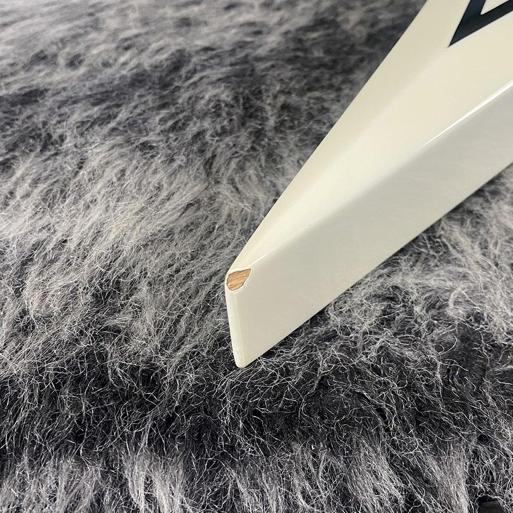 E-ALEXI SCYTHE White with Black Pin Stripe Edwards エレクトリックギター 変形タイプ 商品 ...