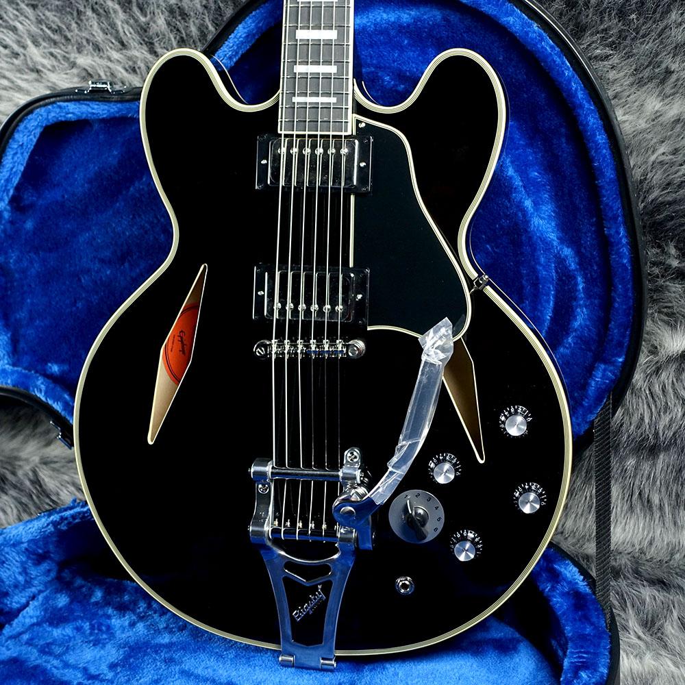 Epiphone Shinichi Ubukata ES-355 Custom Bigsby ver.02 Ebony ＜エピフォン＞｜平野楽器 ロッキン オンラインストア