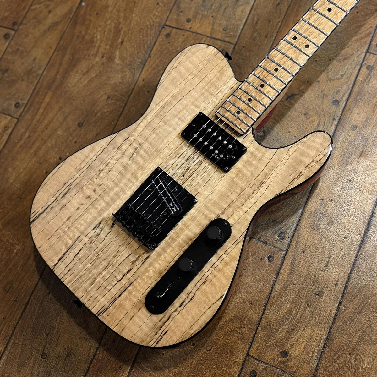 Squier FSR Contemporary Exotic Telecaster RH Spalted Maple Top Roasted ...