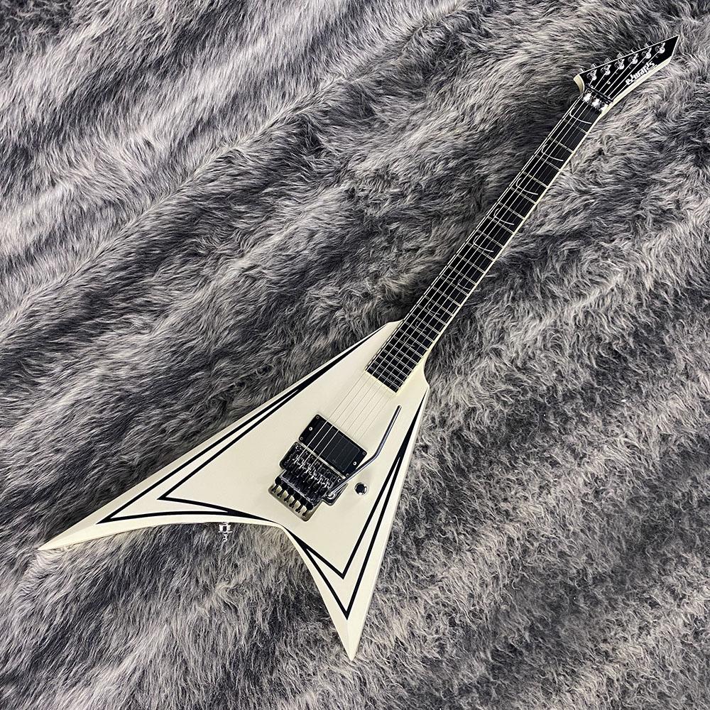 Edwards E-ALEXI SCYTHE White with Black Pin Stripe ＜エドワーズ＞｜平野楽器 ロッキン ...