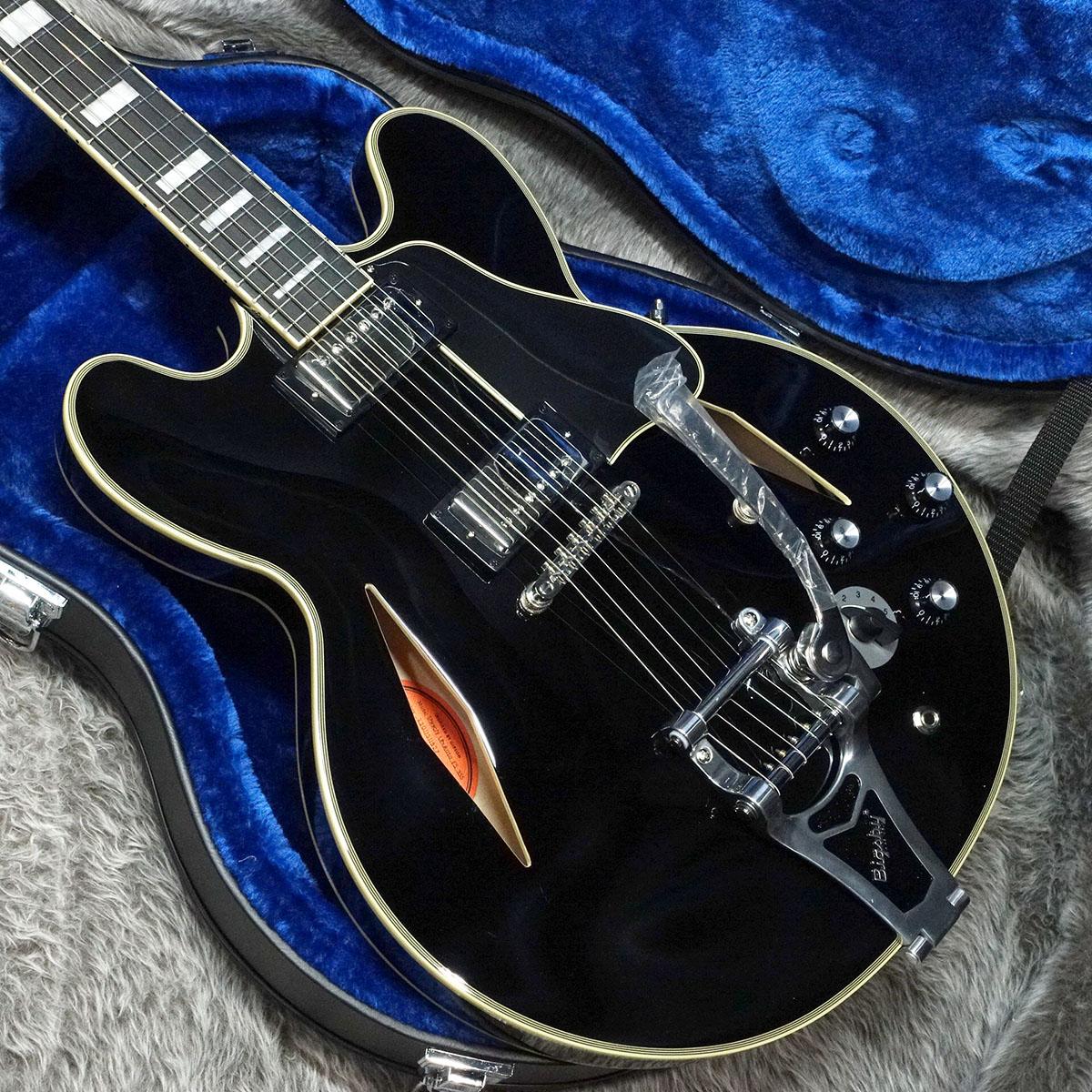 Epiphone Shinichi Ubukata ES-355 Custom Bigsby Ebony ＜エピフォン＞｜平野楽器 ロッキン オンラインストア