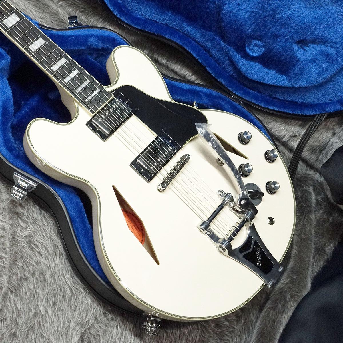 Epiphone Shinichi Ubukata ES-355 Custom Bigsby Classic White【セール開催中!!】 ＜エピフォン＞｜平野楽器 ロッキン オンラインストア