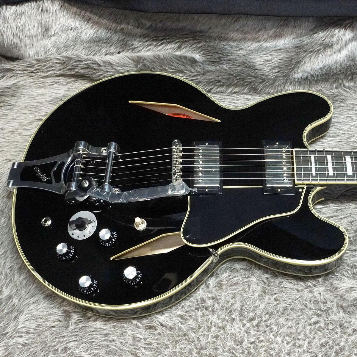 Epiphone Shinichi Ubukata ES-355 Custom Bigsby Ebony ＜エピフォン＞｜平野楽器 ロッキン オンラインストア