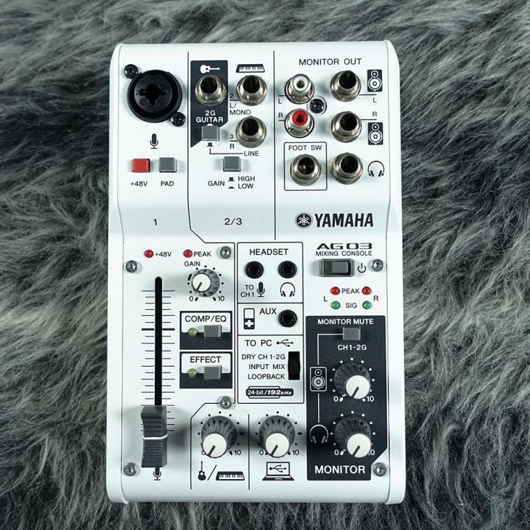 YAMAHA AG03 ＜ヤマハ＞｜平野楽器 ロッキン オンラインストア